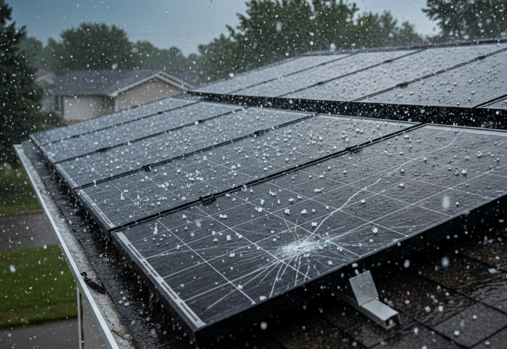 Solar Panel Hail Damage: Prevention, Signs, and Repairs