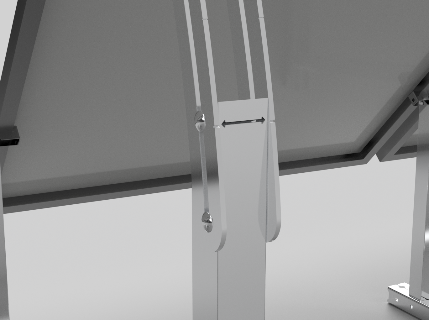 IntegraRack IR-45ASA Solar Mount | 15–45° Adjustable/Aluminum